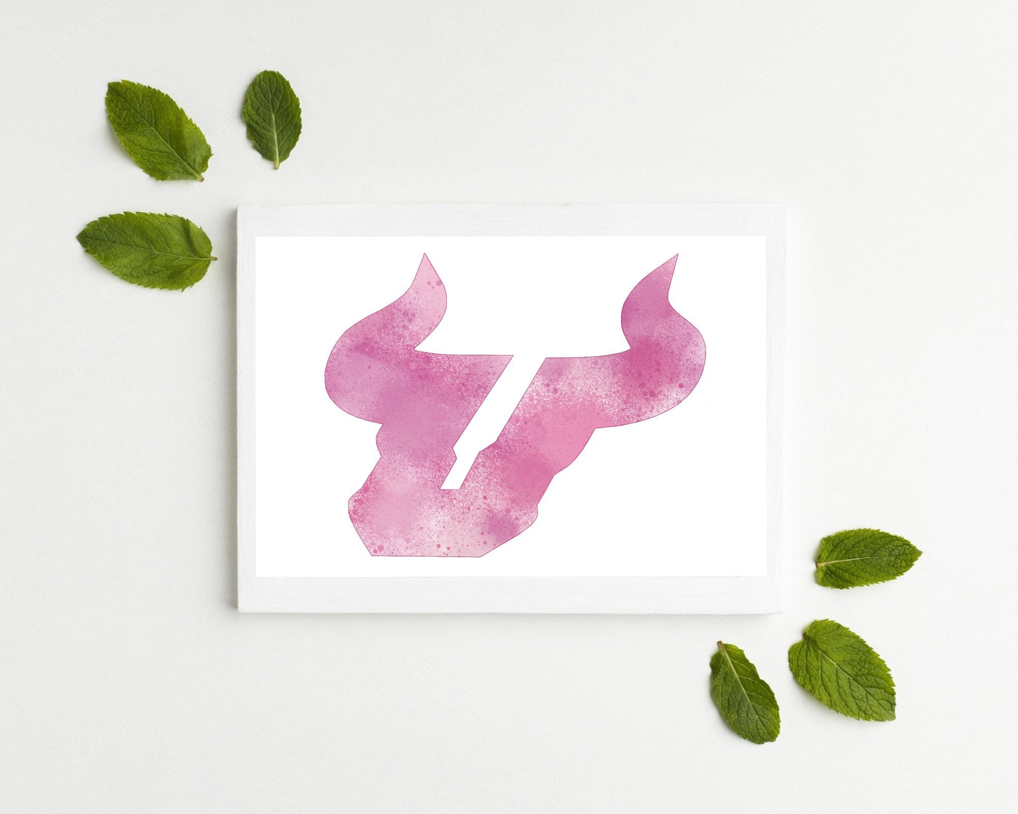Pink USF Bulls Logo - Etsy