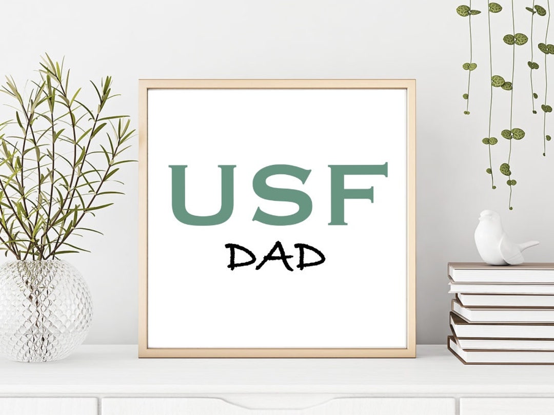 USF Dad Digital Print- Plain Background - Etsy