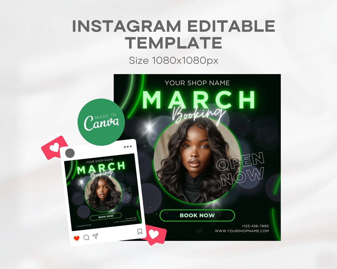 March Bookings Flyer, March Madness Appointments Flyer, Saint Patrick's ...