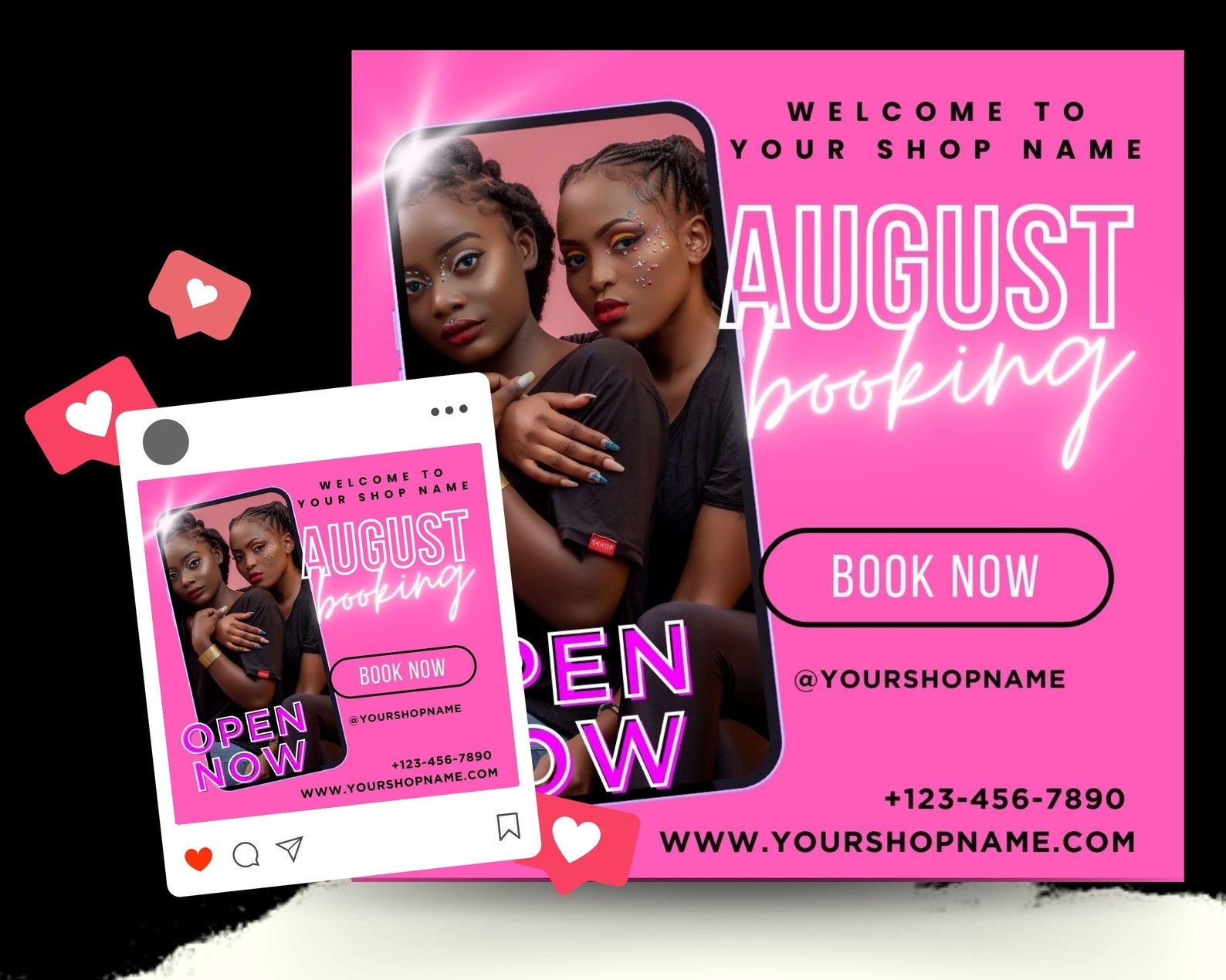 August Booking Flyer, August Books Open, Booking Flyer, Book Now, Flyer ...