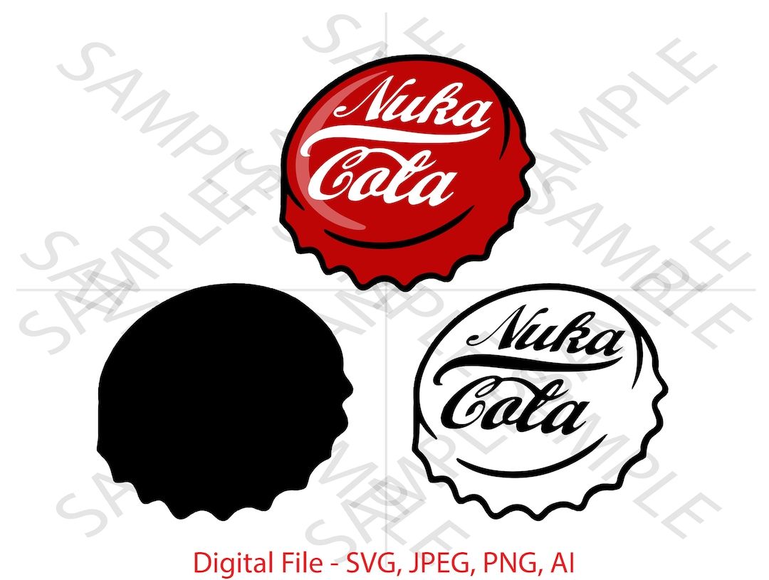 Nuka Cola Caps Bundle , Fallout Series, Fallout Caps, Fallout Words ...