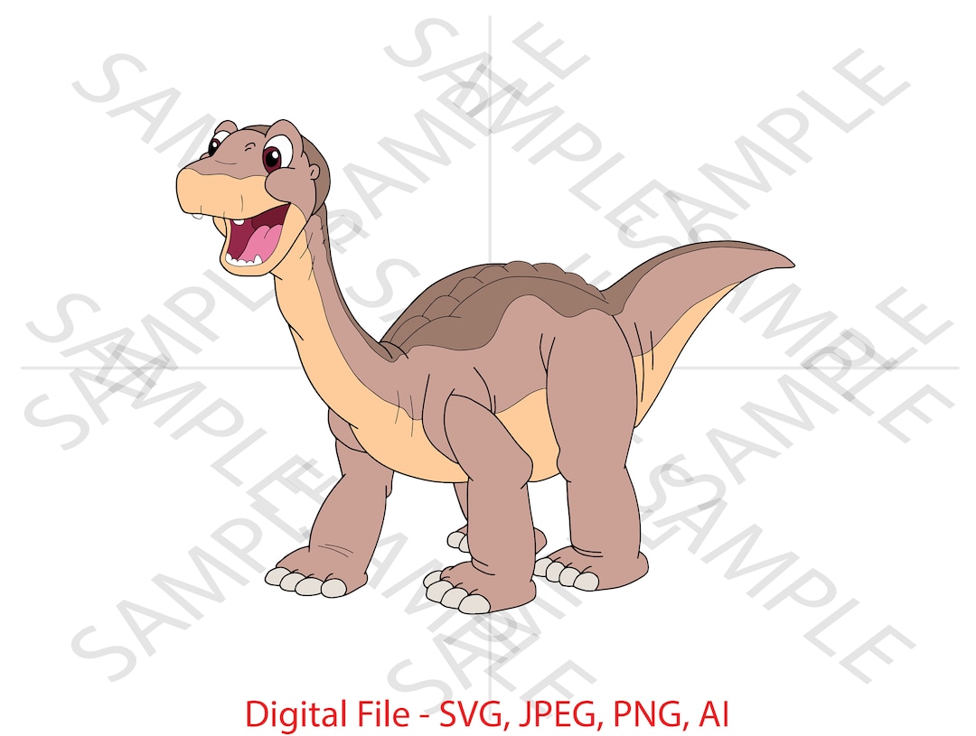 Little Foot, the Land Before Time Show, Little Foot SVG, Little Foot ...