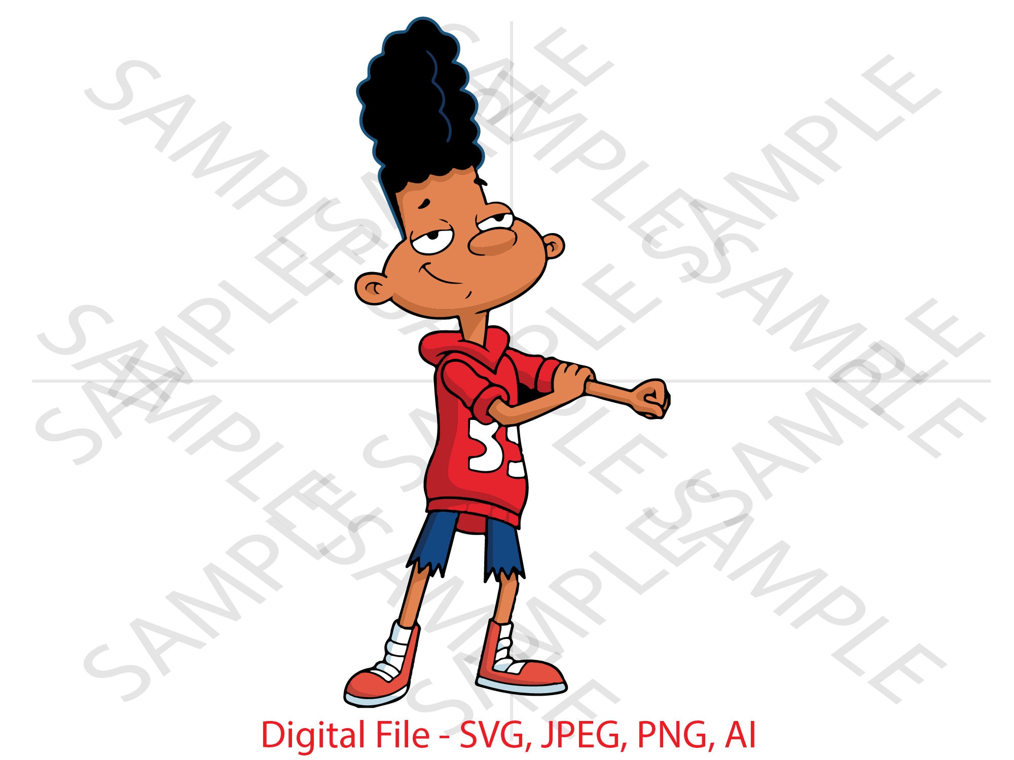 Gerald Johanssen Hey Arnold Hey Arnold Svg Gerald Johanssen Etsy