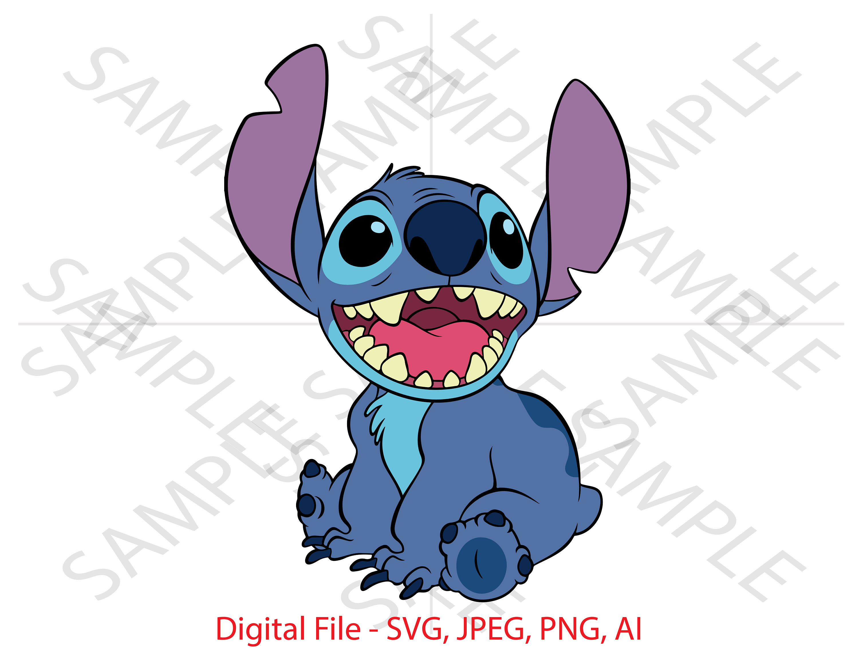 Stitch, Lilo and Stitch, Lilo and Stitch SVG, Stitch From Lilo and ...