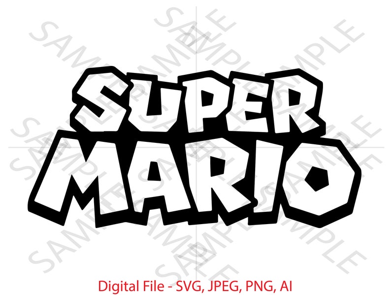 Super Mario Outline, Super Mario Design, Design SVG, Design, Super ...