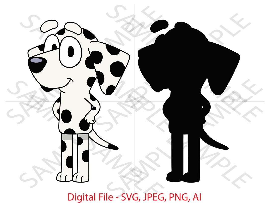 Chloe Bundle, Chloe Bluey, Bluey, Bluey SVG, Chloe Bluey Show, Cartoon ...