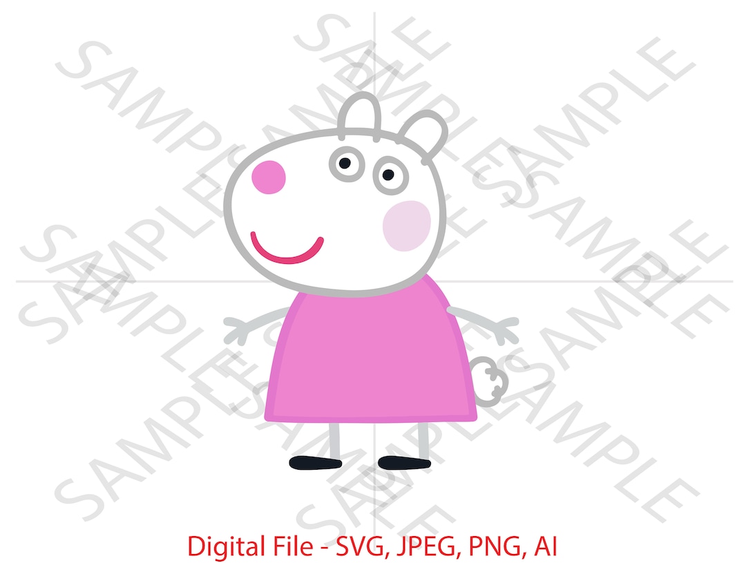 Suzy Sheep, Peppa Pig Show, Peppa Pig SVG, Suzy Sheep Peppa Pig Show ...