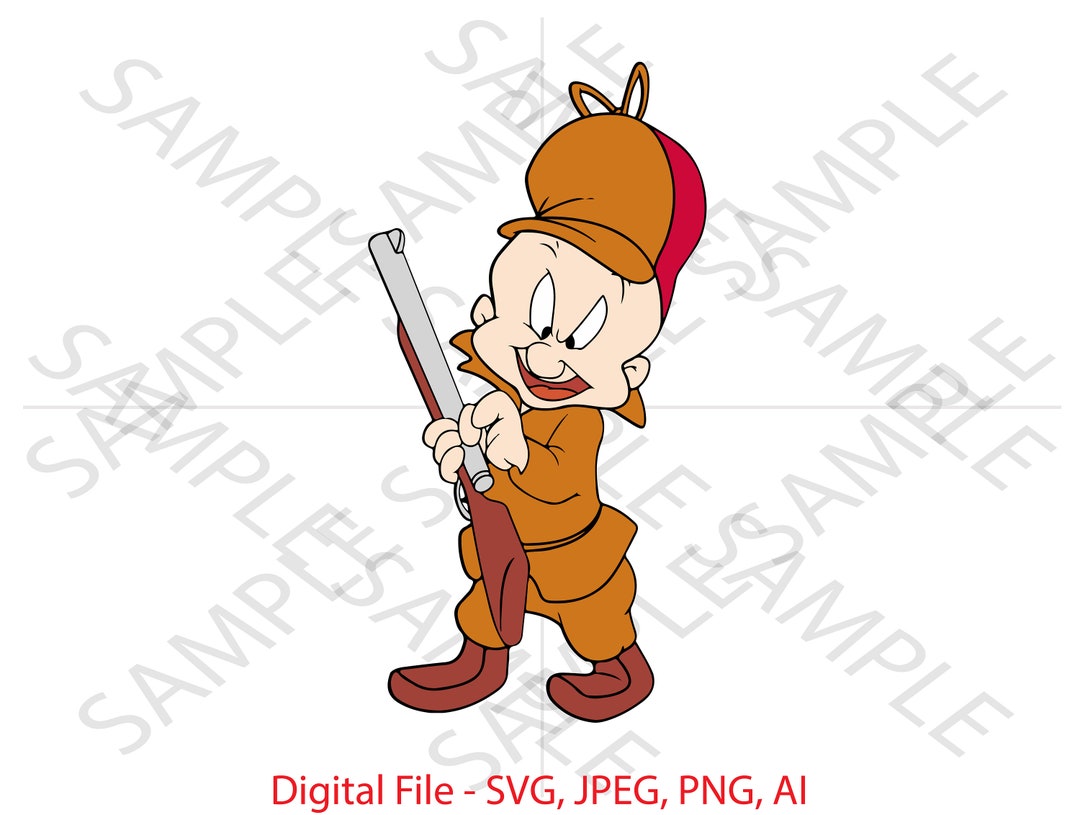 Buy Elmer Fudd, Looney Tunes, Looney Tunes SVG, Elmer Fudd Looney Tunes ...