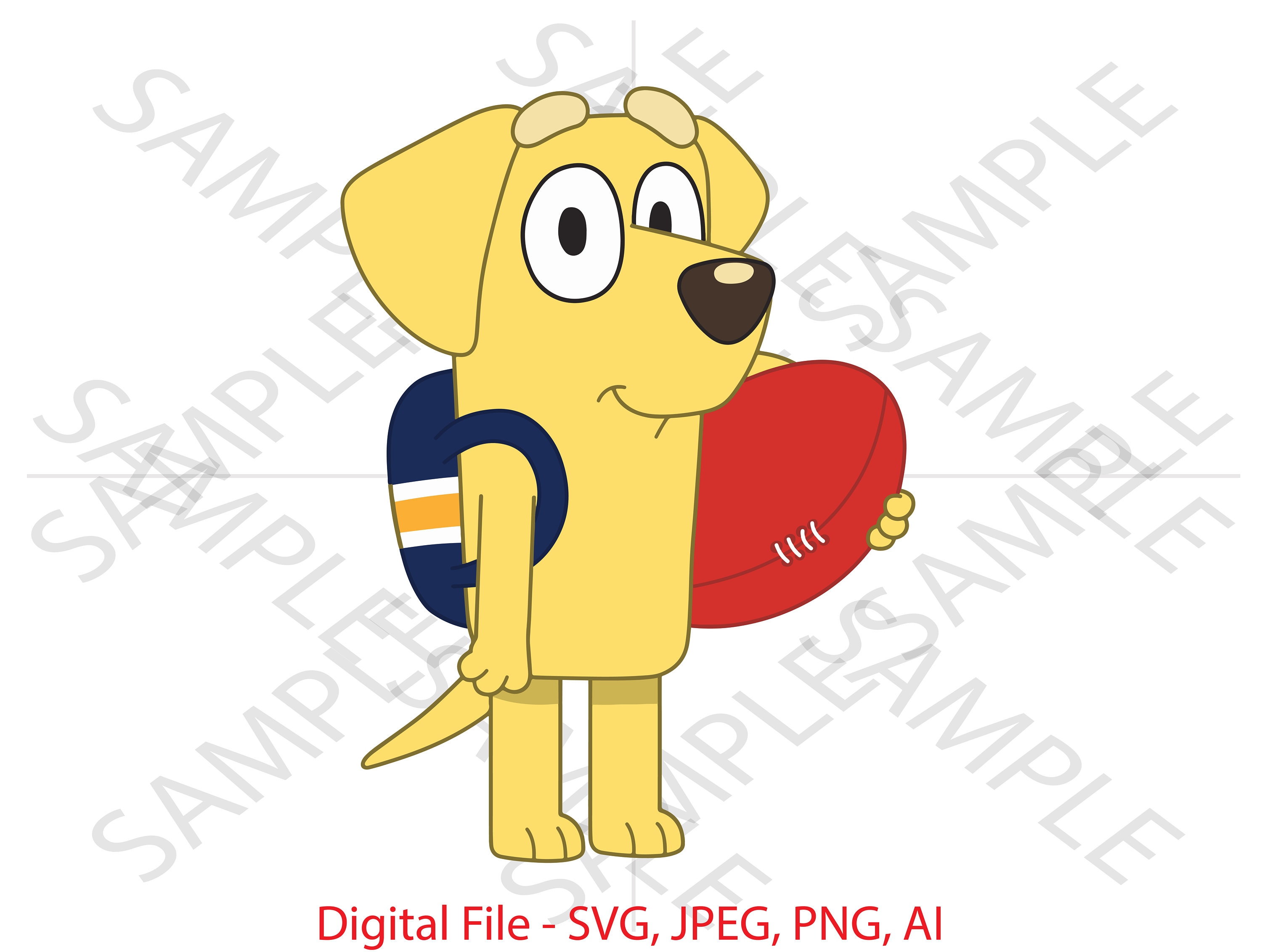 Lucky, Lucky Bluey, Bluey, Bluey SVG, Lucky Bluey Show, Dibujos ...