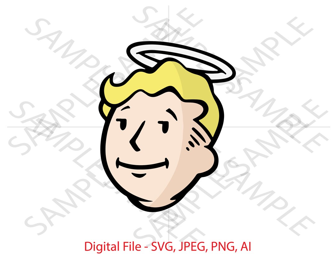 Vault Boy Halo, Vault Boy SVG, Fallout Series, Fallout SVG, Vault Boy ...