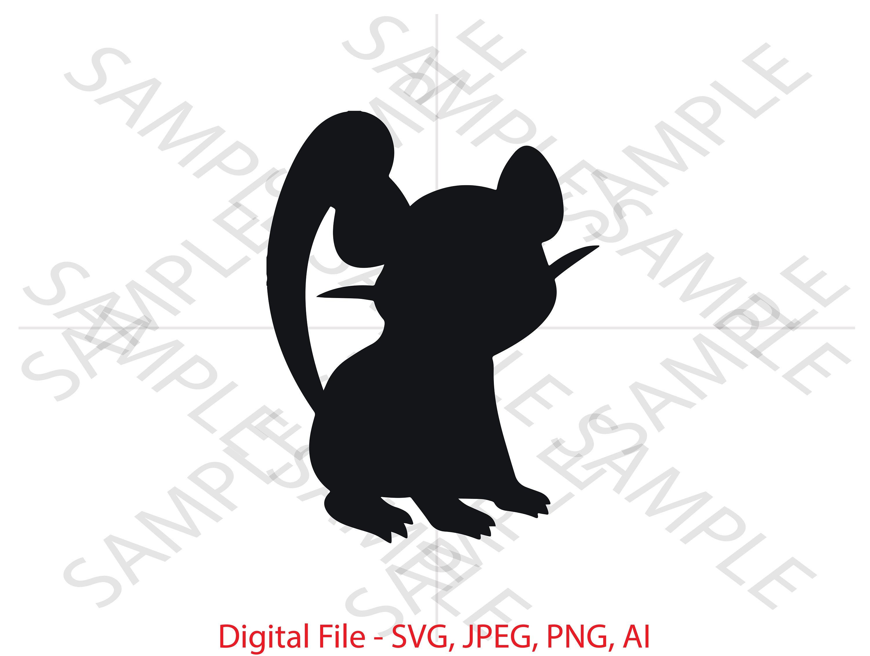 Rattata Silhouette, Pokemon, Pokemon SVG, Rattata Pokemon, Cartoon ...