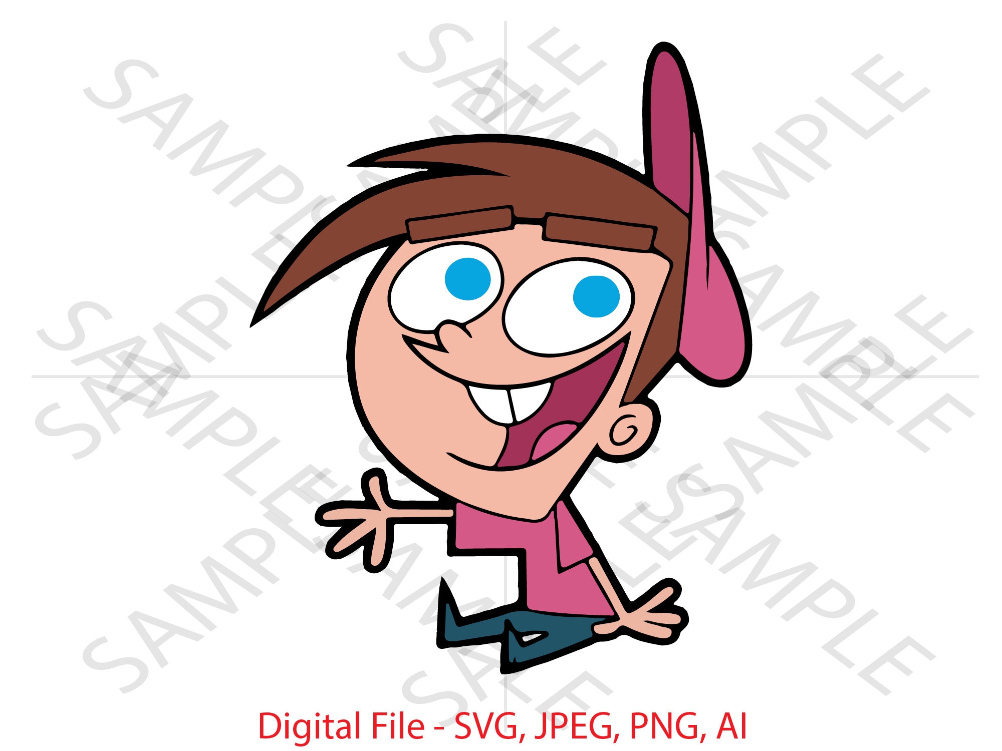 Timmy Turner Fairly Odd Parents Fairly Odd Parents SVG - Etsy