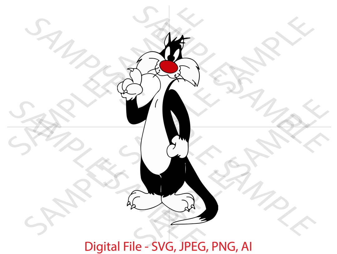 Buy Sylvester, Looney Tunes, Looney Tunes SVG, Sylvester Looney Tunes ...
