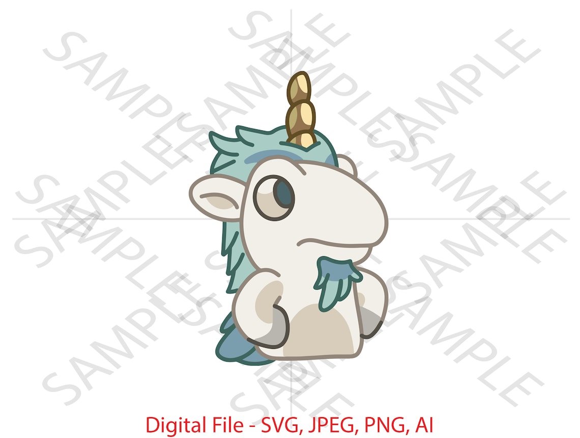 Unicorse, Unicorse Bluey, Bluey, Bluey SVG, Unicorse Puppet Bluey Show ...