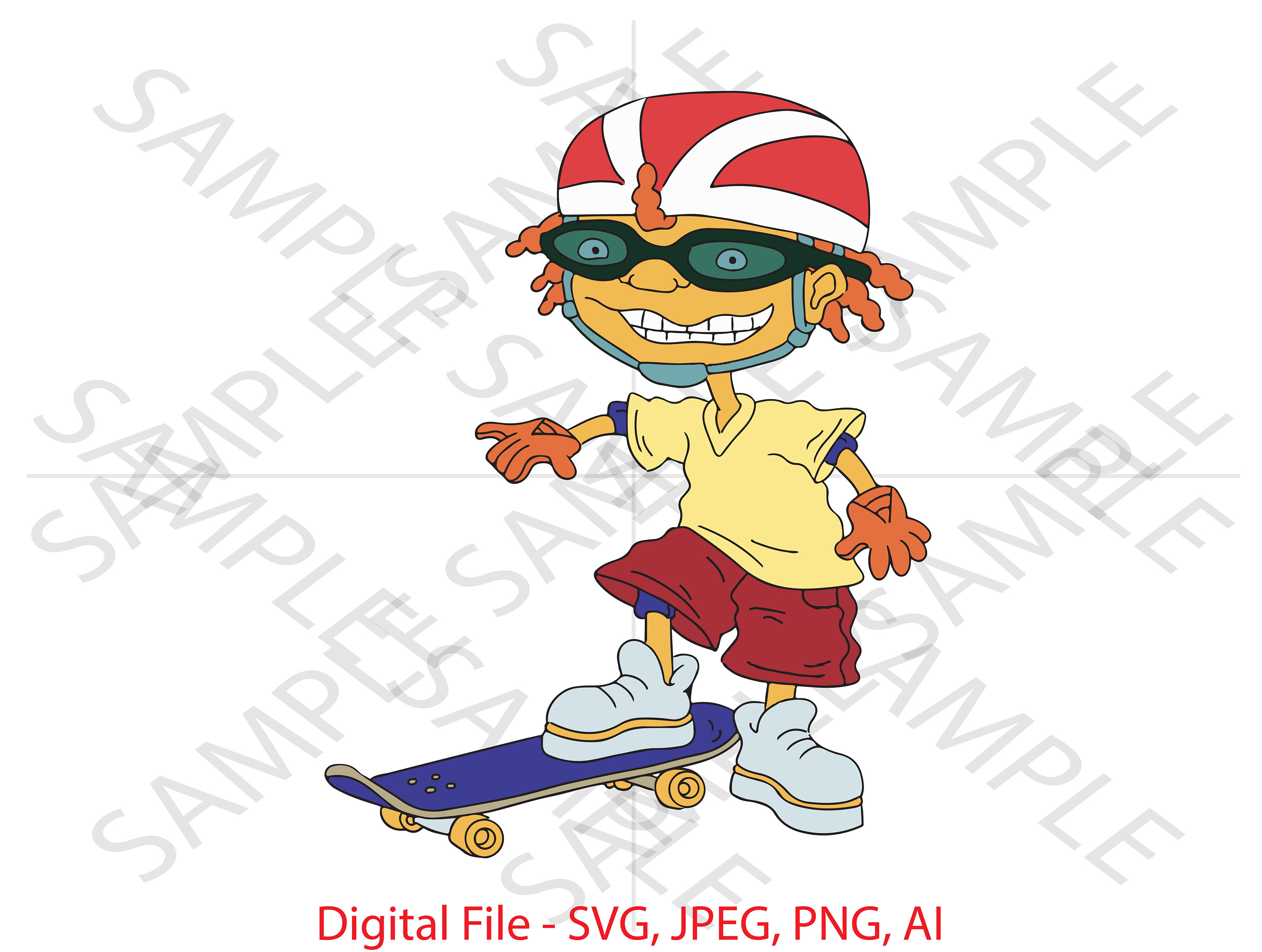 Otto Rocket, Rocket Power, Rocket Power SVG, Otto Rocket SVG, Otto ...