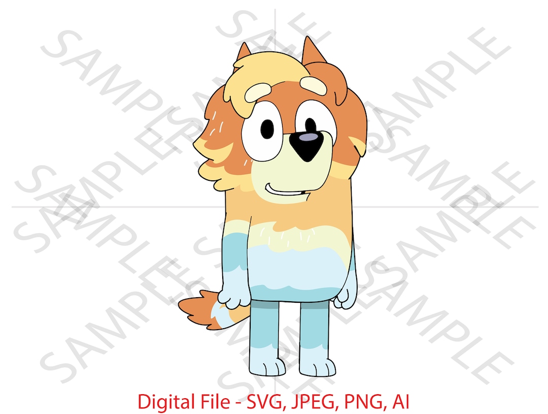 Uncle Rad, Uncle Rad Bluey, Bluey, Bluey SVG, Uncle Rad Bluey Show ...