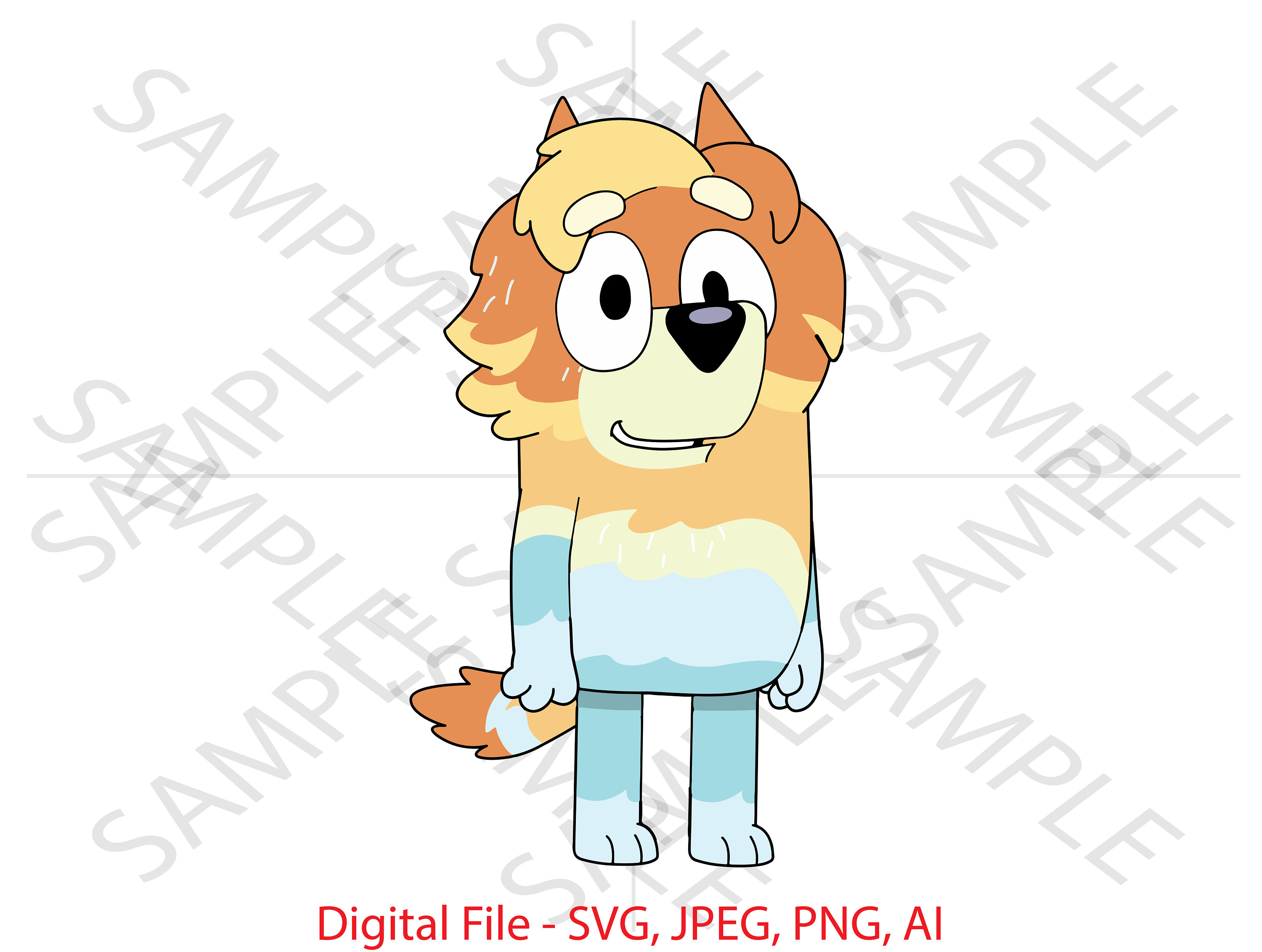 Uncle Rad Uncle Rad Bluey Bluey Bluey Svg Uncle Rad Bluey Show Cartoon Cricut Custom