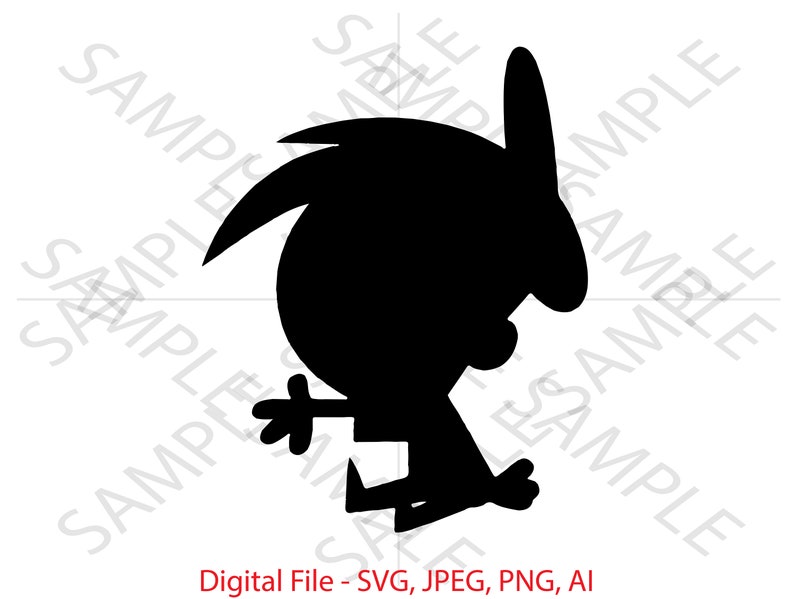 Timmy Turner Silhouette, Fairly Odd Parents SVG, Timmy Turner Fairly ...