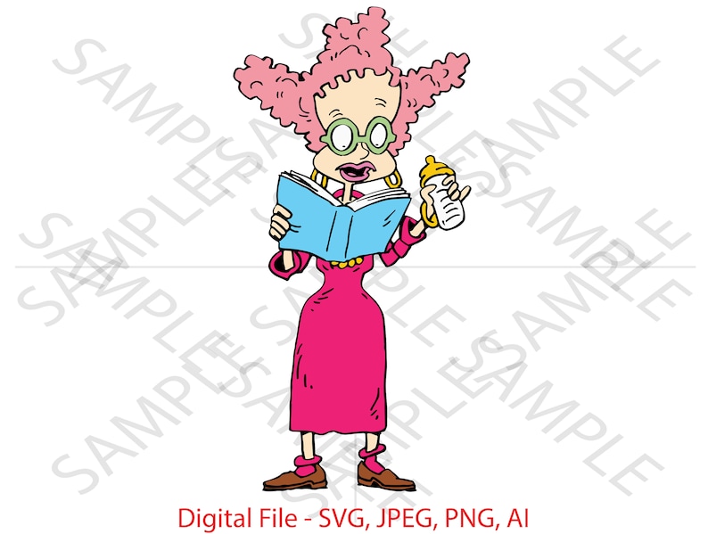 Didi Pickles, Rugrats, Rugrats SVG, Didi Pickles Rugrats, Dibujos ...