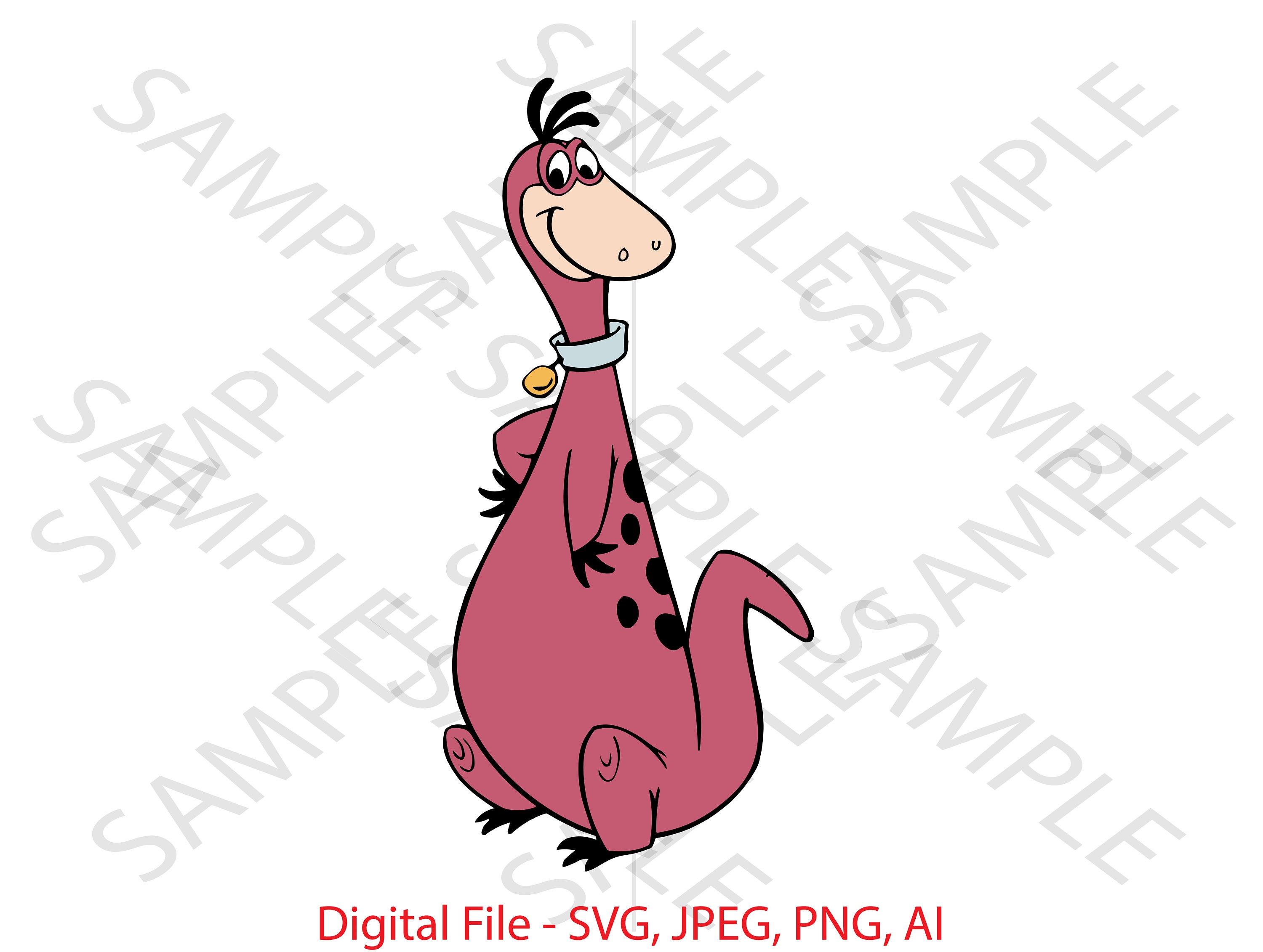 Dino, Dino SVG, Flintstones, Flintstones SVG, Dino Flintstones, Cartoon ...