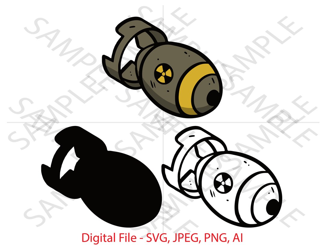 Mini Nuke Bundle, Mini Nuke SVG, Fallout Series, Fallout SVG, Mini Nuke ...