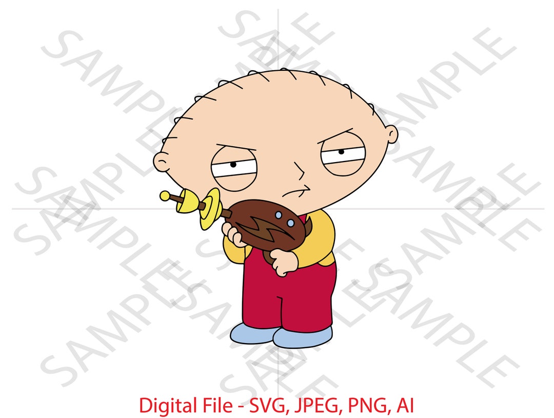 Stewie Griffin, Family Guy, Family Guy SVG, Stewie Family Guy, Cartoon ...