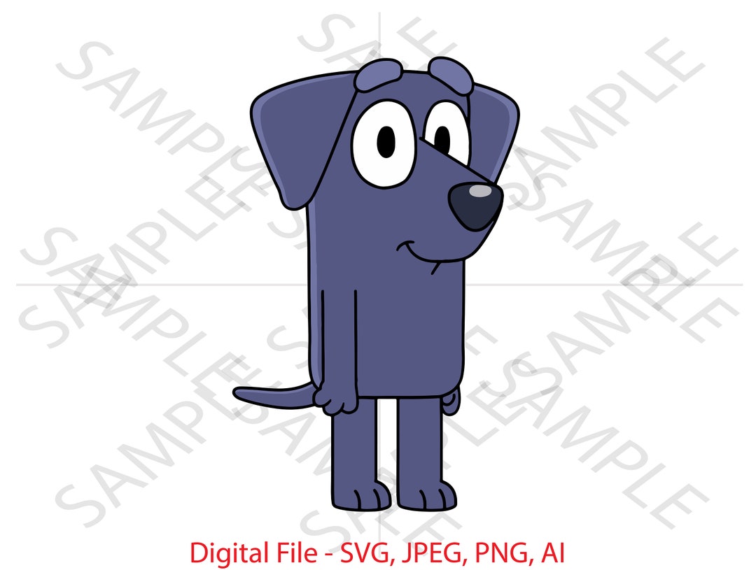 Jean Luc, Jean Luc Bluey, Bluey, Bluey SVG, Jean Luc Bluey Show ...