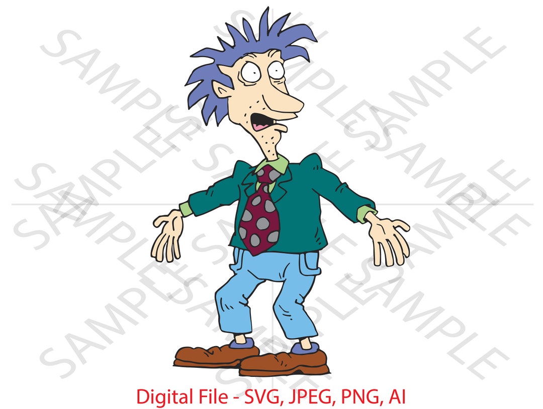 Stu Pickles, Rugrats, Rugrats SVG, Stu Pickles Rugrats, Dibujos ...