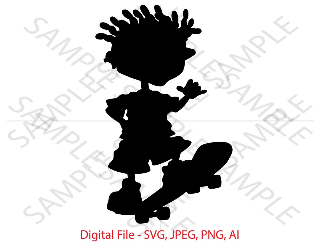 Otto Rocket Silhouette, Rocket Power, Rocket Power SVG, Otto Rocket SVG ...