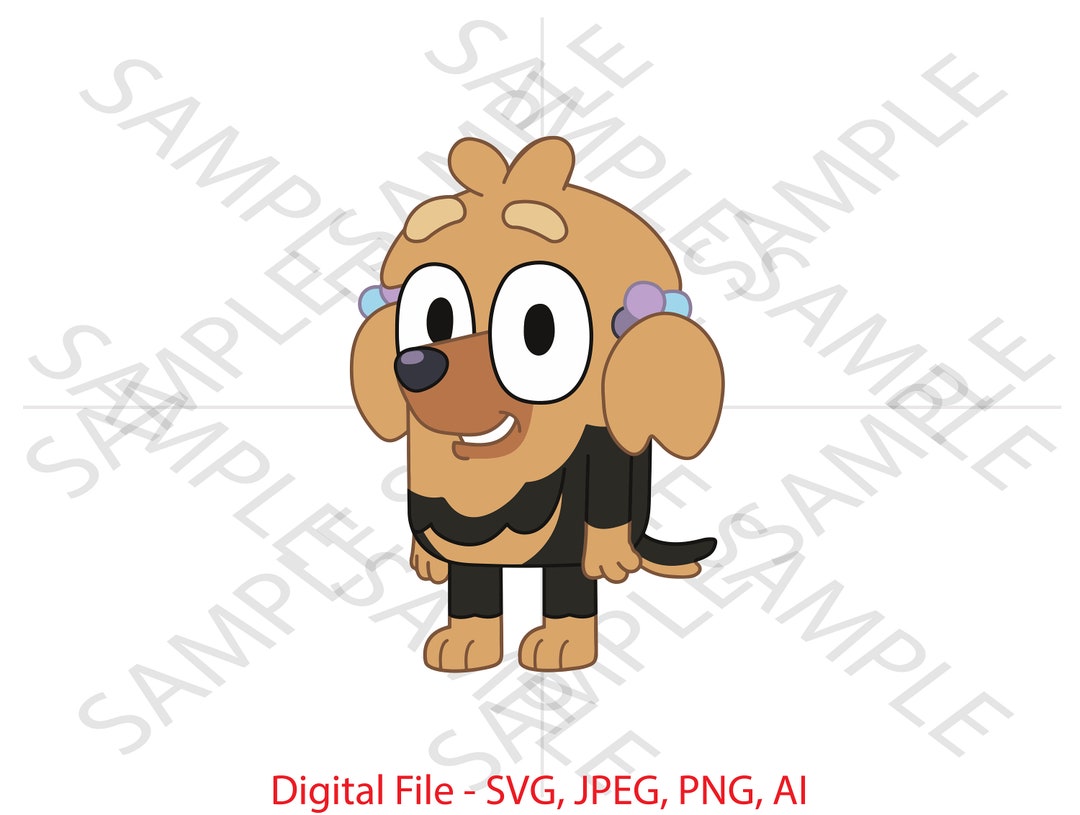 Missy, Missy Bluey, Bluey, Bluey SVG, Missy Bluey Show, Dibujos ...