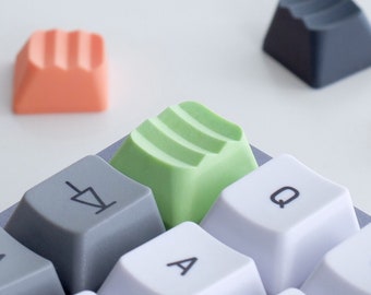 Pleat Keycaps, Purple Colour, OEM Profile R1, R2, R3, R4, MX Mount and ...