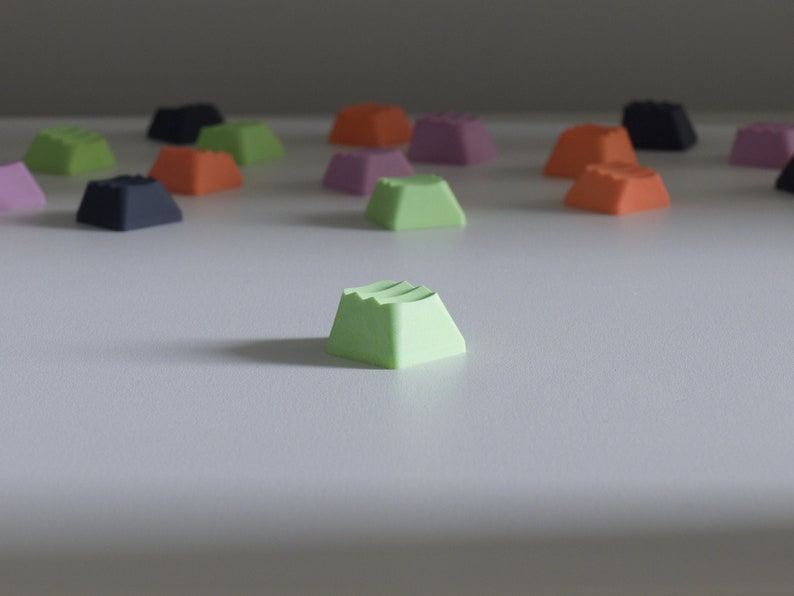 Pleat Keycaps Green Colour OEM Profile R1 R2 R3 R4 MX - Etsy