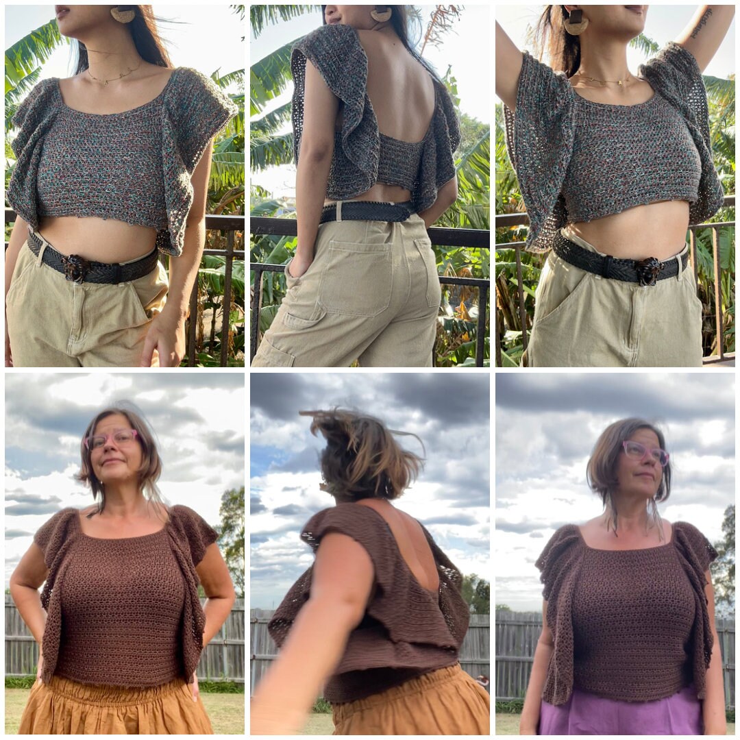 Deka Top and Dress Written Crochet PDF Pattern - Etsy