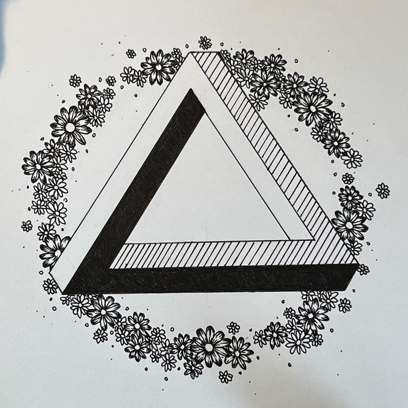 Impossible Triangle (penrose Triangle) - Etsy