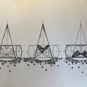Conical Cross Sections Study - Etsy