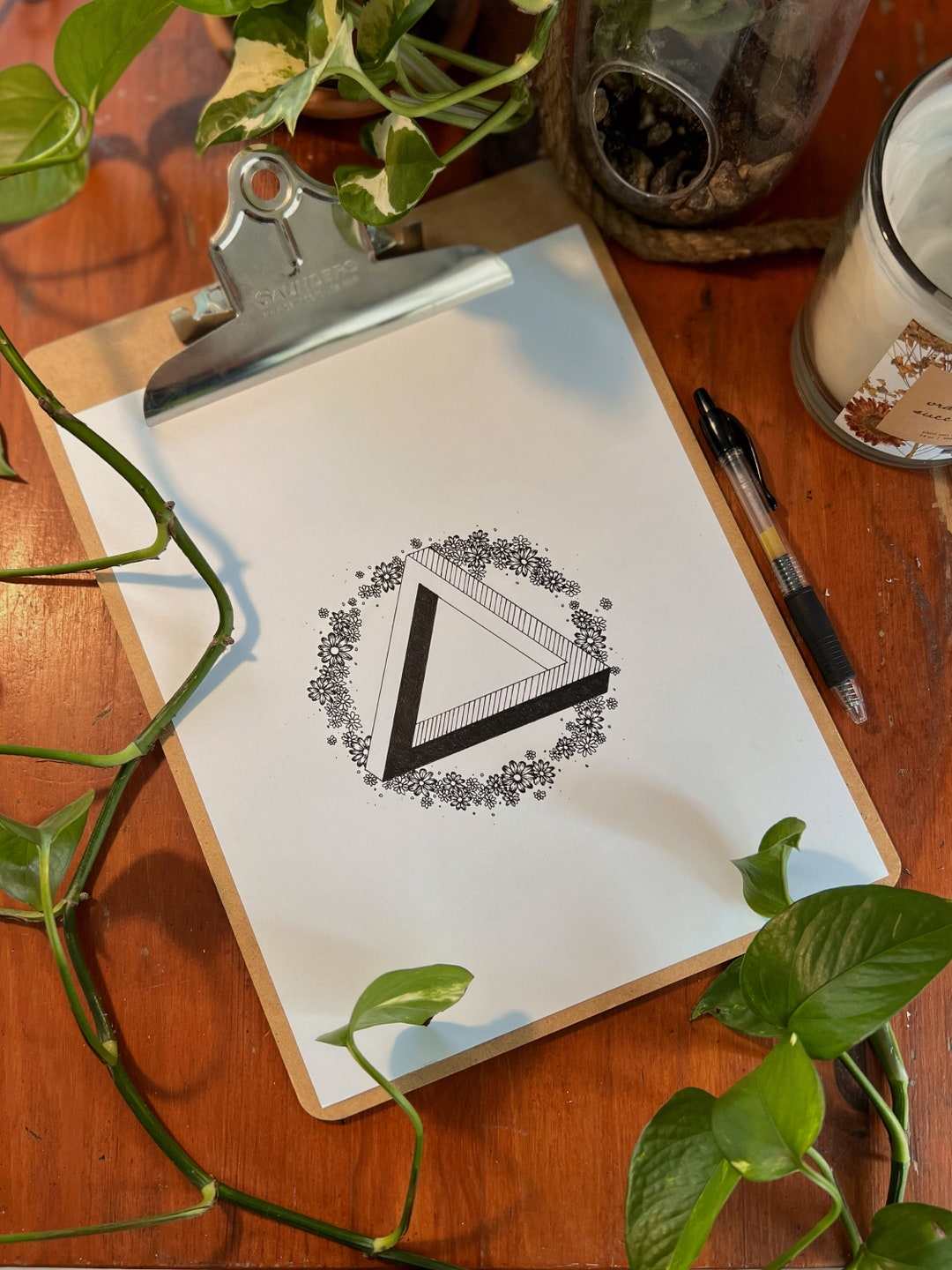 Impossible Triangle (penrose Triangle) - Etsy