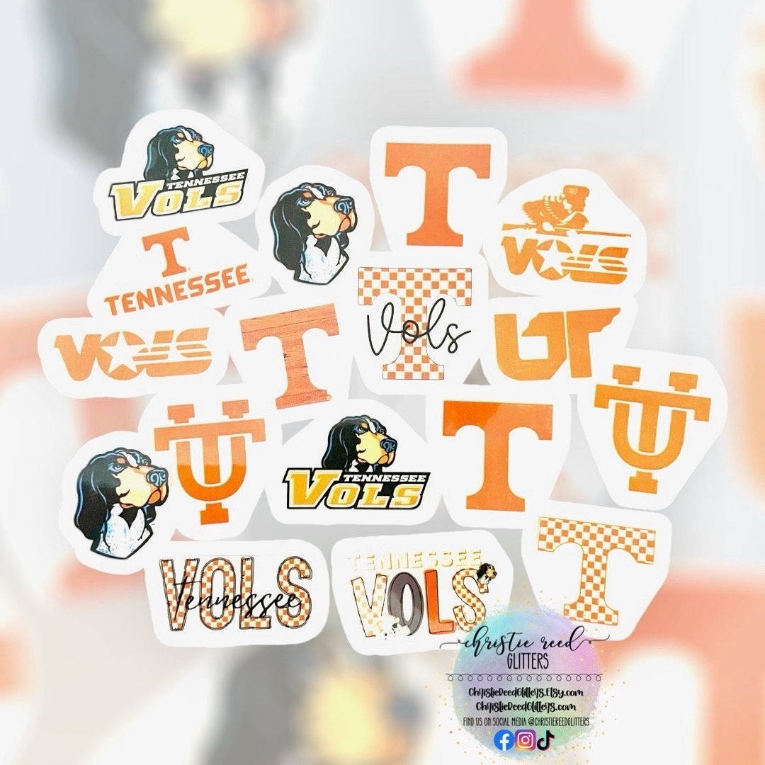 Tennessee Inspired Temporary Tattoos College Football Party Birthday ...