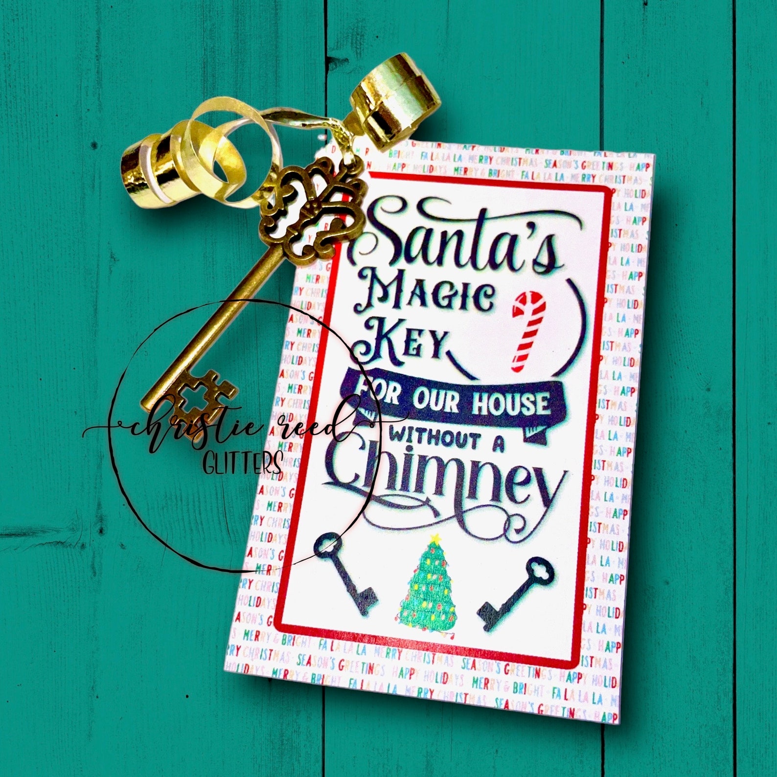 Santas Magic Key Christmas Eve Santa Gift Santa No Chimney Key - Etsy