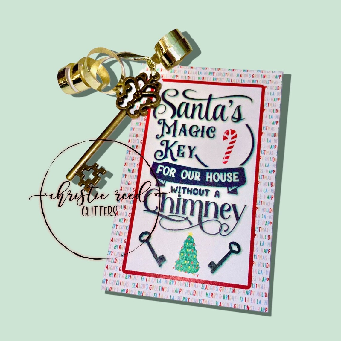 Santa’s Magic Key - Christmas Eve - Santa Gift - Santa No Chimney Key ...