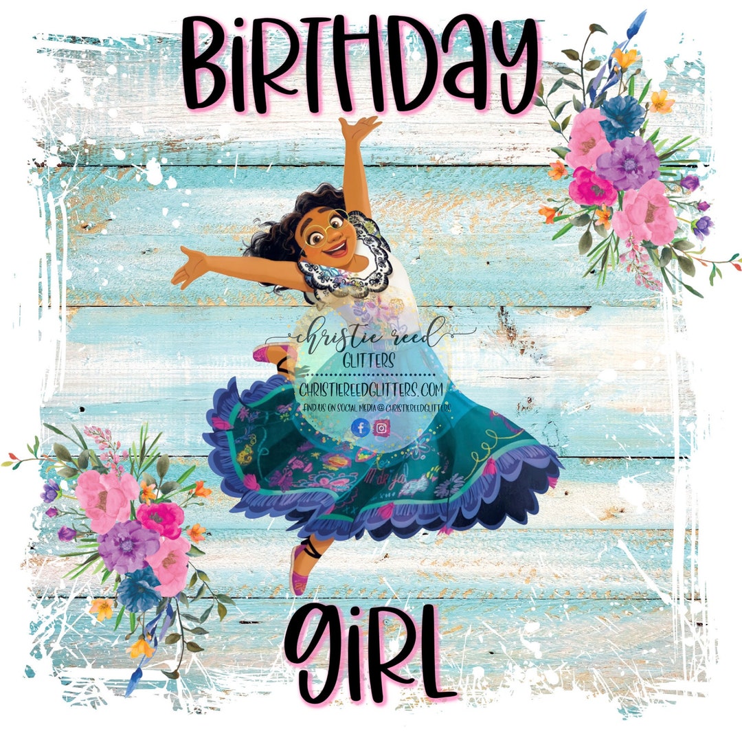 Encanto Birthday Girl - Mirabell Madrigal - Digital File - Encanto ...