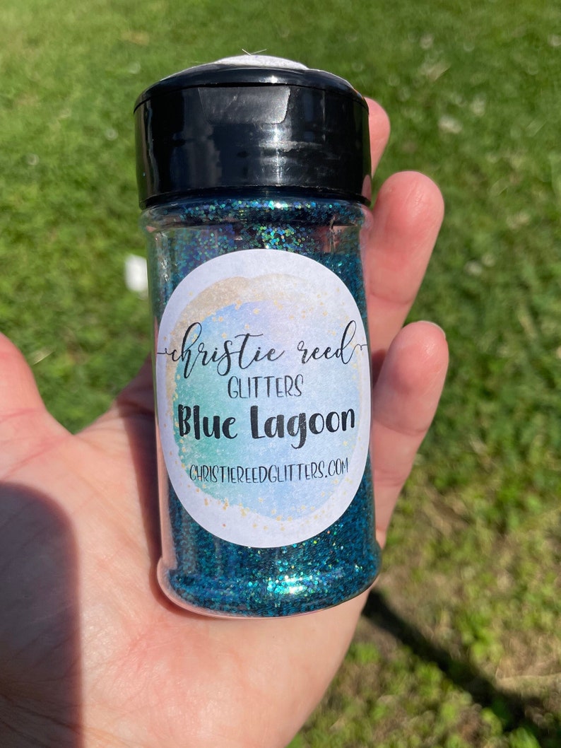 Blue Lagoon - Gorgeous Blue Green Glitter Mix for Tumbler Making ...