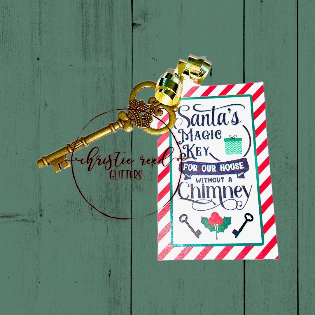 Santas Magic Key Christmas Eve Santa Gift Santa No Chimney Key - Etsy