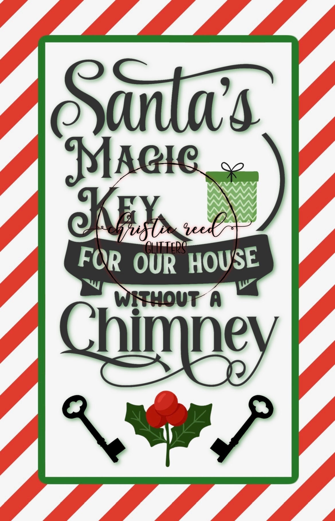 Santa's Magic Key - Christmas - Digital File - Download - PNG - Etsy