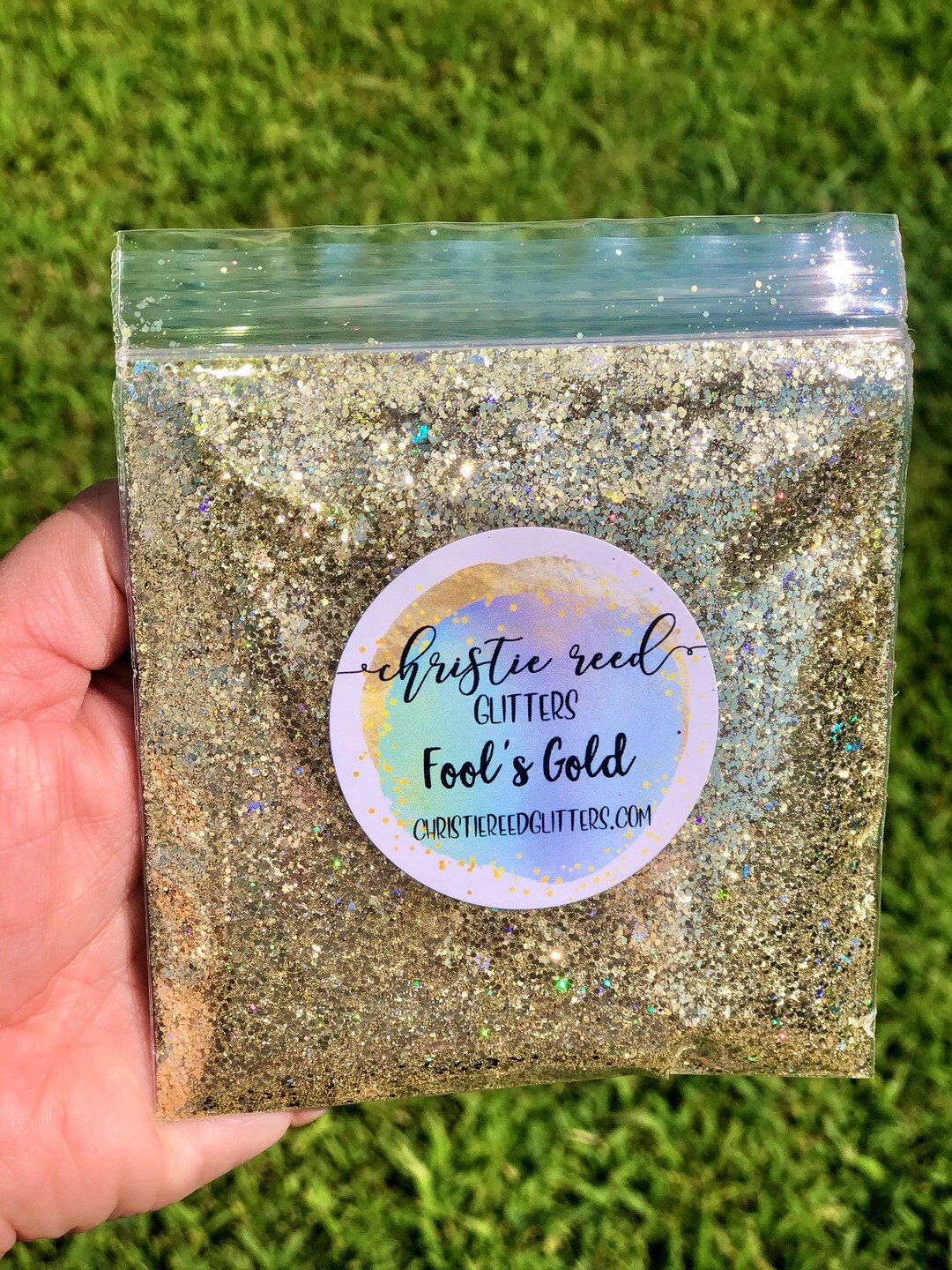Fool’s Gold - Gold Chunky Glitter Mix for Tumbler Making Glitter for ...