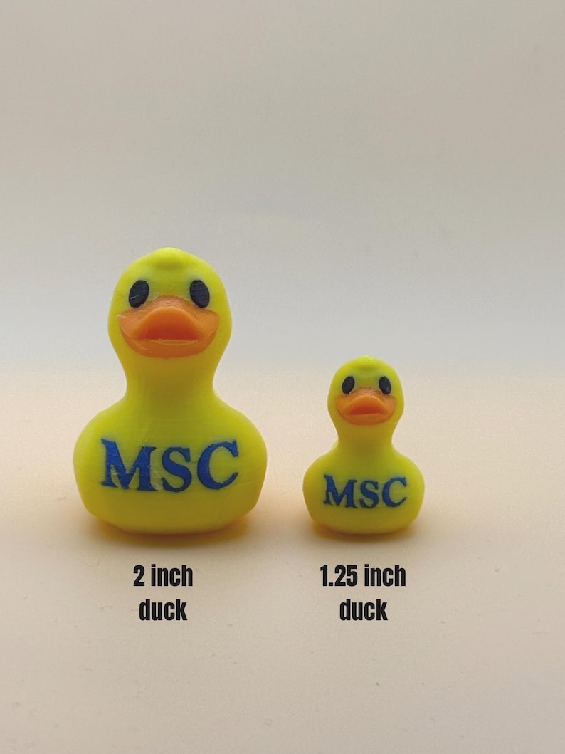 3D Printed Cruise Duck | MSC Inspired Cruising Duck - Etsy