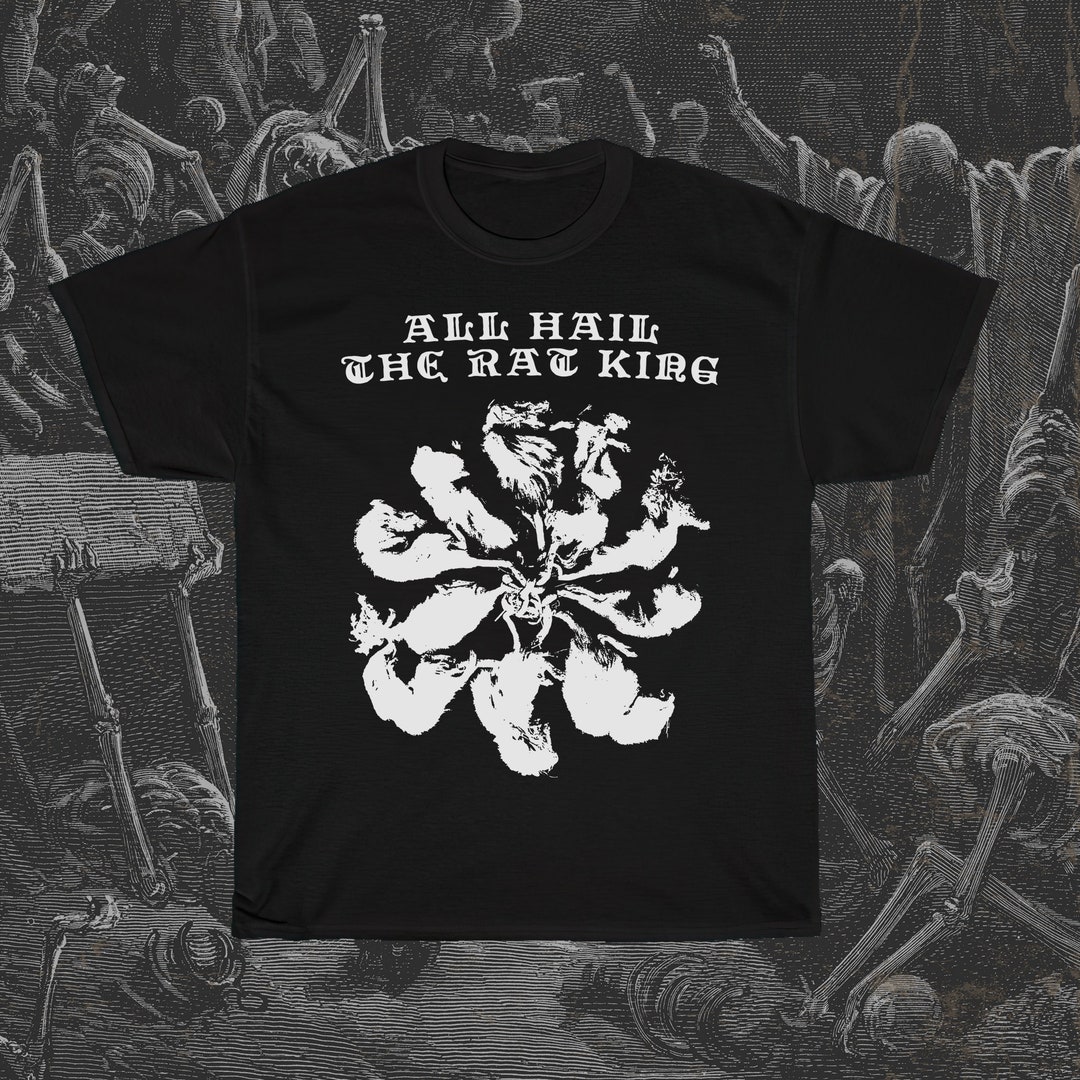 All Hail the Rat King Shirt Black Death T-shirt Plague Rat - Etsy