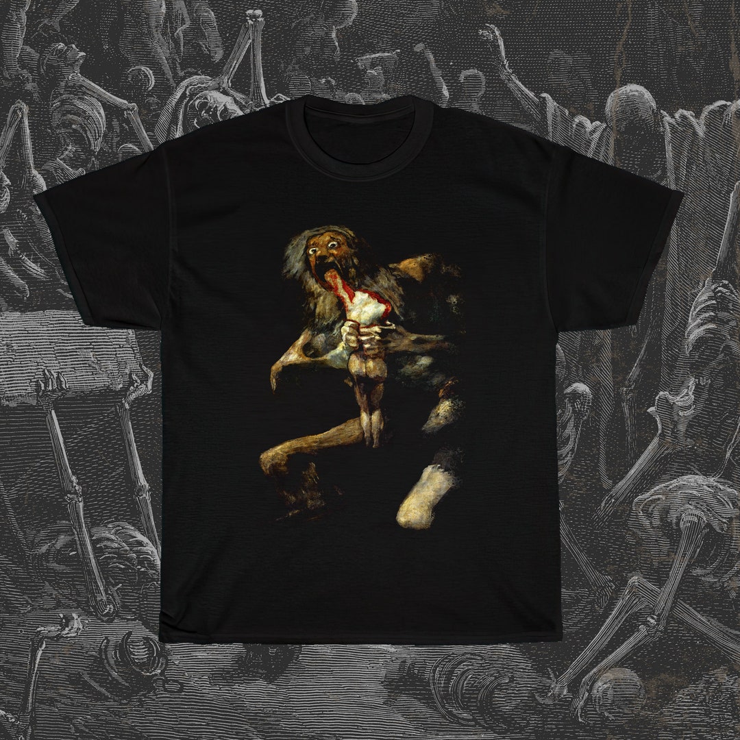 Saturn Devouring His Son, Francisco Goya Shirt, Oil Painting Shirt ...