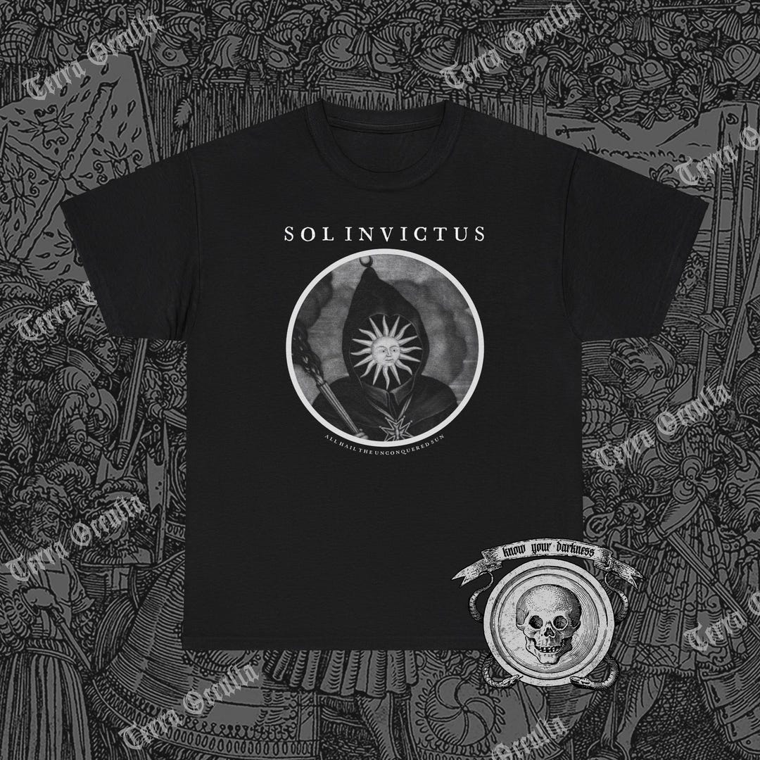 Sol Invictus Shirt, Sun God, Helios, Sun Worship - Etsy