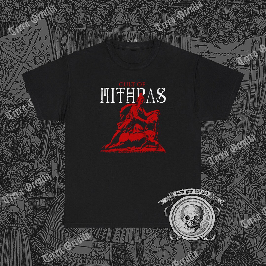 Cult of Mithras Shirt, Mithraism T-shirt, God Mithras Shirt, Sol ...