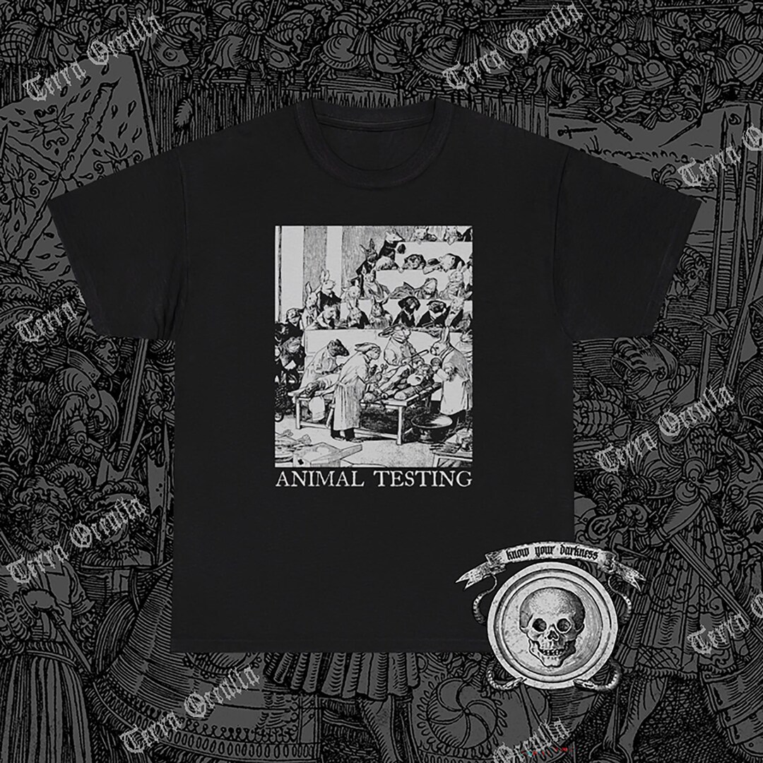 Stop Animal Testing Shirt, Satire T-shirt, Animal Welfare, Animal ...
